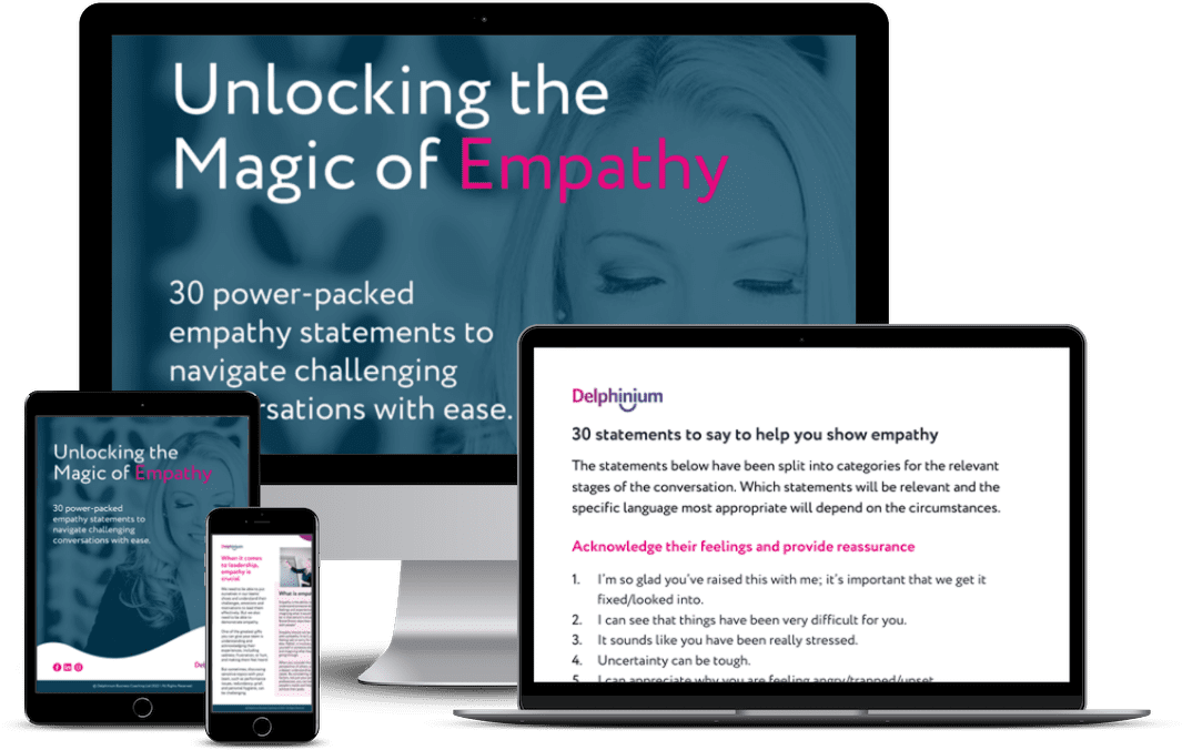 30 Power-Packed Empathy Statements pdf | Leadership | Delphinium